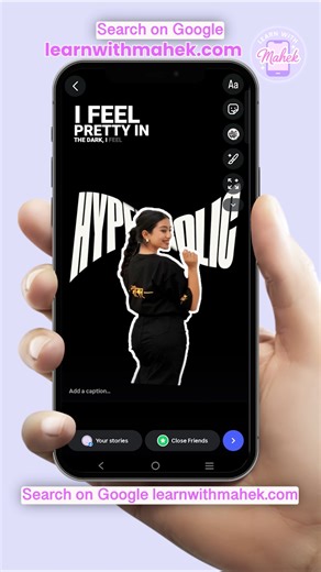 Hyper Typography Instagram Story 🔥 Dark Aesthetic Cutout Edit Tutorial