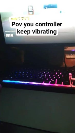 your controller keeps vibrating