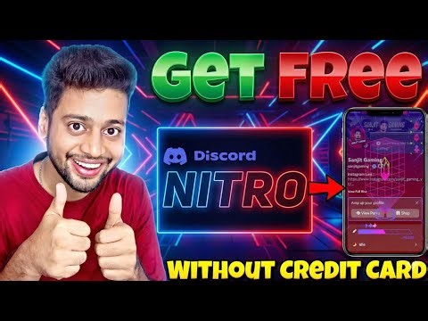 How To Get Free Discord Nitro 😍 | How To Get Free Nitro in Discord Mobile 📲 | Free Discord Nitro 🥳