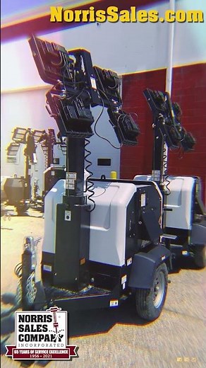 The Ultimate Night Light - Allmand LED Light Towers From Norris Sales Company, Inc.