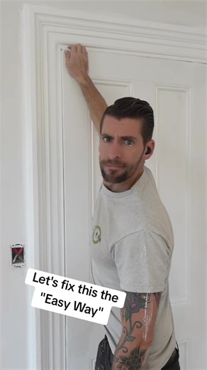 Fixing a Sticking Door the Easy Way