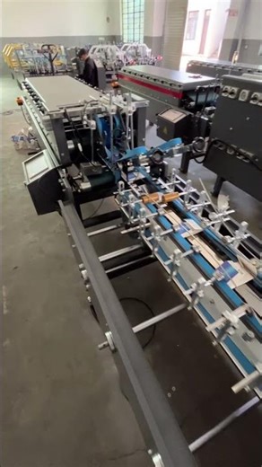 Bottom Lock Folder Gluer With Alignment ZH-900G #foldergluer #machine