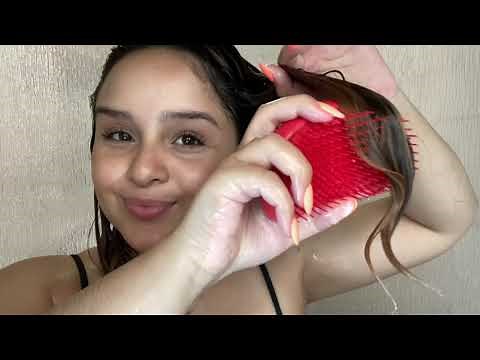How to use the Thick & Curly detangling brush by Tangle Teezer