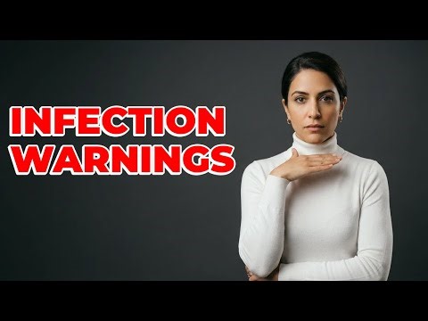 What are the warning signs of a post-op wound infection?