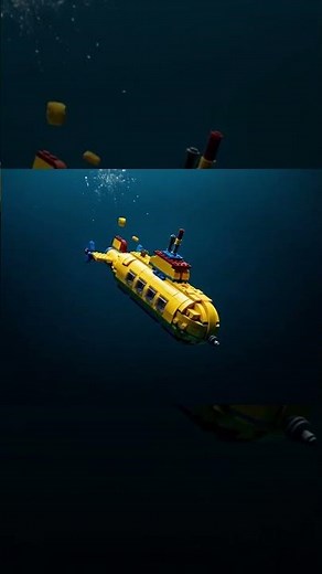 Lego Submarine Crushed by Deep-Sea Pressure! Epic Explosion 💥