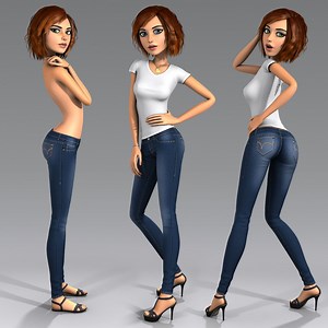 Free 3d Female Character Models