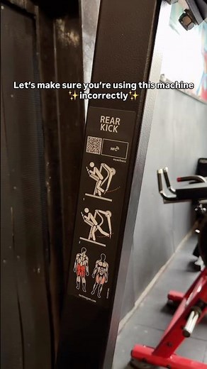 How to use the glute kickback machine #glutesworkout #kickback #gymmotivation