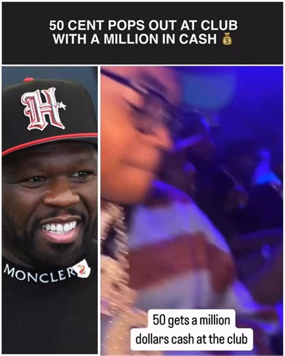 Rap Updates Tv on Instagram: "#50Cent brought out $1M in cash at the club 😭🐐"