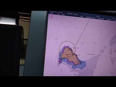 ECDIS Route planning on JRC Jan 901B