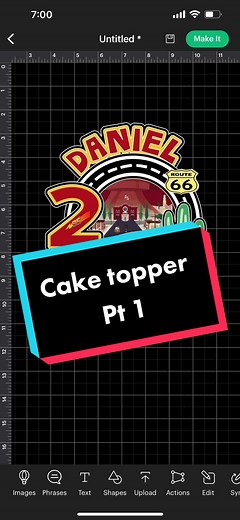 DIY Cake Topper Tutorial Using Cricut | Fiesta Decorations