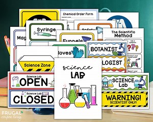 Science Lab Pretend Play Set, Science Classroom Activities Printable Pretend Play Set, Kids Dramatic Play Digital Download, Kids Science Kit - Etsy