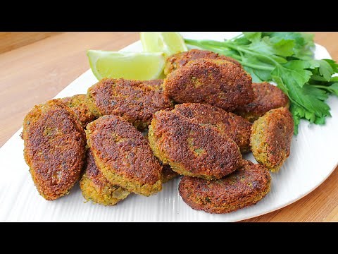 Red Lentil Kebab Recipe (Gluten-free & Vegan) | Vegan Kebab Recipe | Vegetable Kebab Recipe