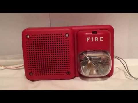 Fire Alarm Voice Evacuation Message With "MUSIC"!?!?