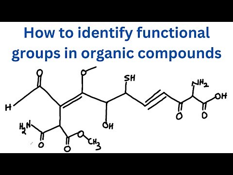 How to identify functional groups in organic compounds (Organic Chemistry)