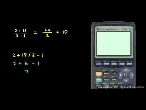 Prealgebra 2.07e - Using a Calculator.