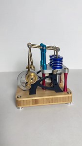 291K views · 1.4K reactions | Unlock the power of innovation with our Stirling Engine Model, fueled by alcohol! ⚙️ This fascinating model demonstrates the magic of thermodynamics, turning the heat from alcohol into motion. A must-have for science lovers and collectors, it’s a perfect blend of engineering and intrigue.Ready to see science in action? #StirlingEngine #AlcoholPowered #MechanicalInnovation #ScienceInMotion #TechLovers | EngineKit | Facebook