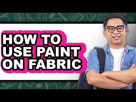 How to Use Paint on Fabric (easy Method)