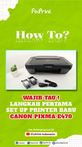 ✨ Mau Printer Baru Langsung Siap Pakai? ✨ Tenang aja, di video ini kita kupas tuntas cara setup Canon Pixma E470 dari nol sampai printer siap kerja! 🖨️✨ 🔥 Nggak ribet, gampang banget, dan pasti berhasil! 📌https://youtu.be/0OIvXeTXhrU #PrinterBaruSiapKerja #CanonPixmaE470 #TutorialPrinter #TipsNTrik | FixPrint