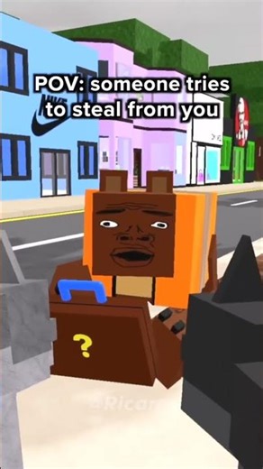 POV: someone tries to steal from you