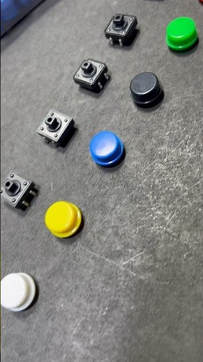 Tactile Push Button Switch With Cap #viral #trending #autobotix #likes #shortsvideo #buttons #colors