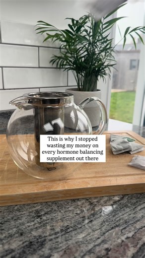 Sarah | Hormone Balance | PMS | Period & Cycle Help on Instagram: "Okay let’s be clear I’m not about to tell you that one tea solves all my hormone issues. If you’ve been here a while, you know we’re not in the business of bandaids…we’re here to get to your root causes. But this hormone tea is honestly little love note to your hormones. Comment TEA if you want the recipe. Annnnd if you want to get to the root cause of your period symptoms and know what the heck to eat and do to fix them comment 