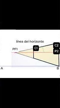 Cómo dibujar en PERSPECTIVA columnas de un edificio a igual distancia