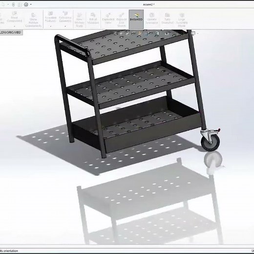 Solidworks Tutorials | Trolley Design in Solidworks | Mechanical