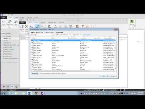 Outlook 2013: Creating a Contact Group (Distribution List)