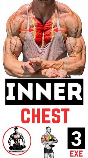 How To Target Your Inner Chest (NO MORE GAP!) #innerchestworkout