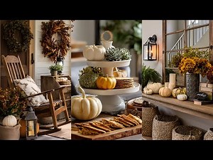 Cozy Rustic Autumn 🏡 | Farmhouse Decor for a Warm & Inviting Home
