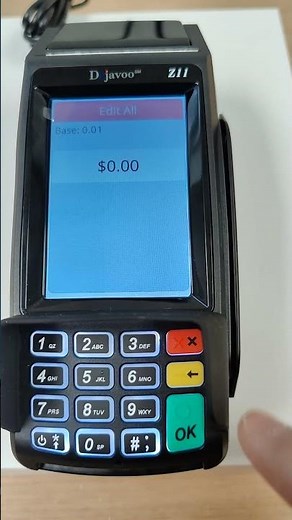 Enter Tip on Dejavoo Z11 Credit Card Machine
