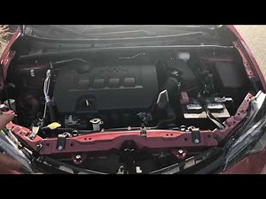 TOYOTA COROLLA - HOW TO ADD BRAKE FLUID LOCATION