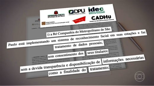 Justiça pede que Metrô não use reconhecimento facial
