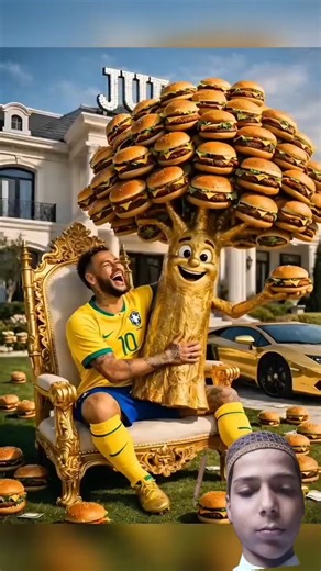 Poor Ronaldo Stole Neymar’s Burger Tree and Became Rich