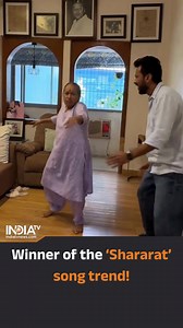520K views · 14K reactions | #Watch | Vijay Ganguly, the choreographer of the Shararat song from the movie Dhurandhar, recently took to his social media to share a video of dancing on the hit song along with his mother. Netizens declared her the winner of the 'Shararat' song trend. video: vijayganguly/Instagram #shararatsong #VijayGanguly #dhurandhar #choreographer #hitsongtrend | IndiaTv English | Facebook