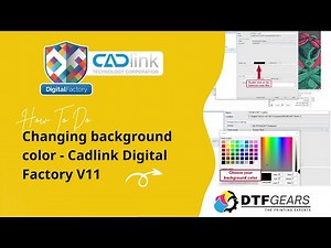 How to change Background Colors + Bonus Tool - CADlink Digital Factory V11