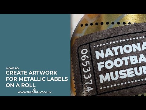 How To Create Artwork for Metallic Labels on a Roll