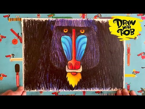 #DrawWithRob 61 Mandrill