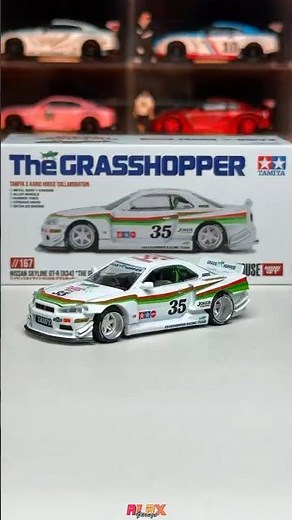 Quick Review Nissan Skyline GT-R (R34) TAMIYA x KAIDO HOUSE “The GRASSHOPPER” V1 #alaxgarage