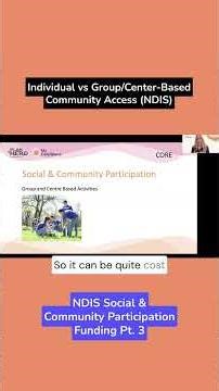 NDIS Community Participation Support Explained | Part 3 #ndis #ndisaustralia
