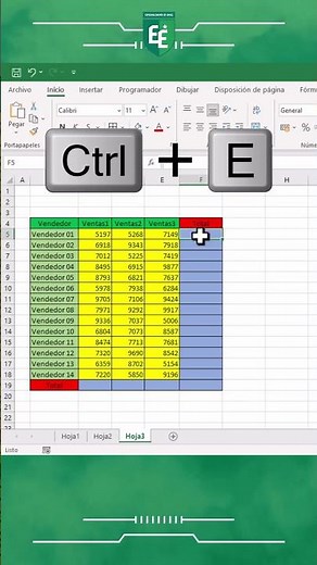 Como sumar rápidamente una tabla en Excel #excel #aprendeexcel