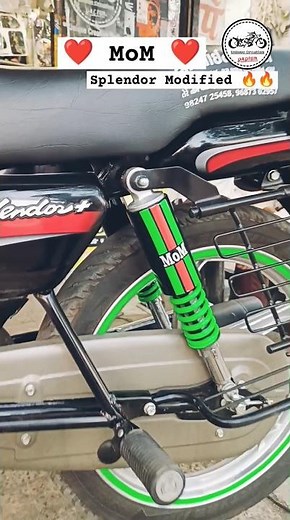 ❤️ Splendor Modified 🔥🔥 #shorts #youtubeindia #splendor #maa #sticker