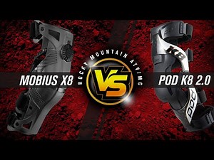 POD MX K8 2.0 vs Mobius X8 | Which Motocross Knee Brace is Best For You?