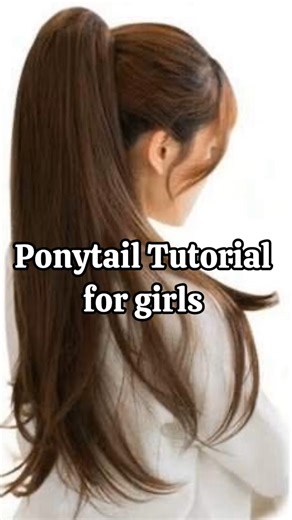 Quick ponytail tutorial ✨ #hairtutorial #hairstyle #quickhairstyle #quickhairfix #hairtips