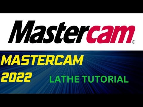 Mastercam 2022 Lathe Programming Tutorial (Facing, Roughing and Finishing)
