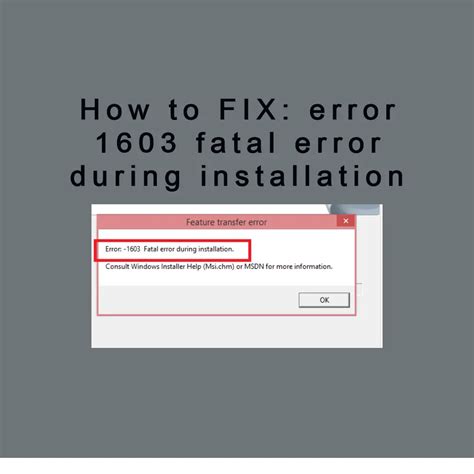 Unraveling The Enigma Of Fatal Errors During Installer Execution How
