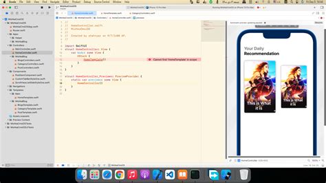 swift problem to see live preview cannot find a view struct in scope swiftui stack overflow