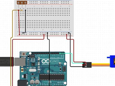 Control A Servo With A Potentiometer Arduino Project Hub