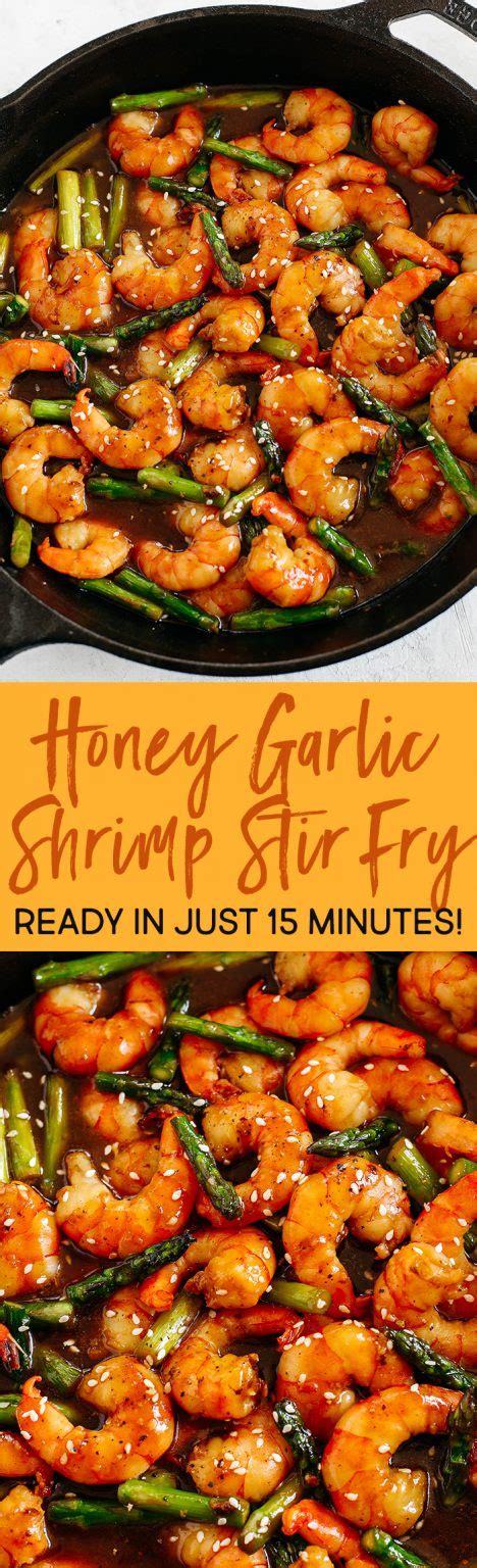 Honey Garlic Shrimp Stir Fry Eat Yourself Skinny