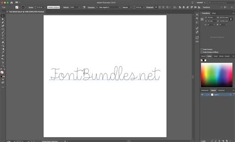 Use The Blend Tool With Text In Illustrator Design Bundles